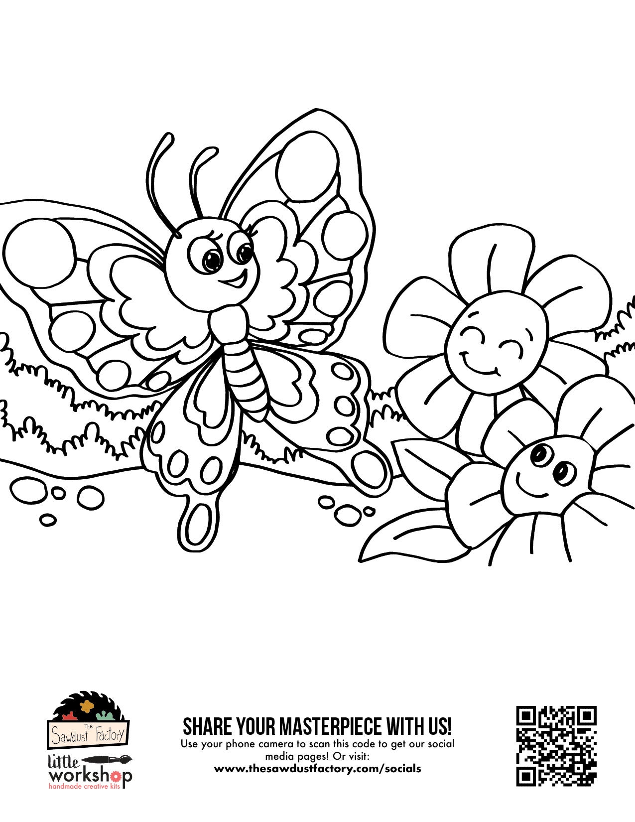 coloring pages of factory